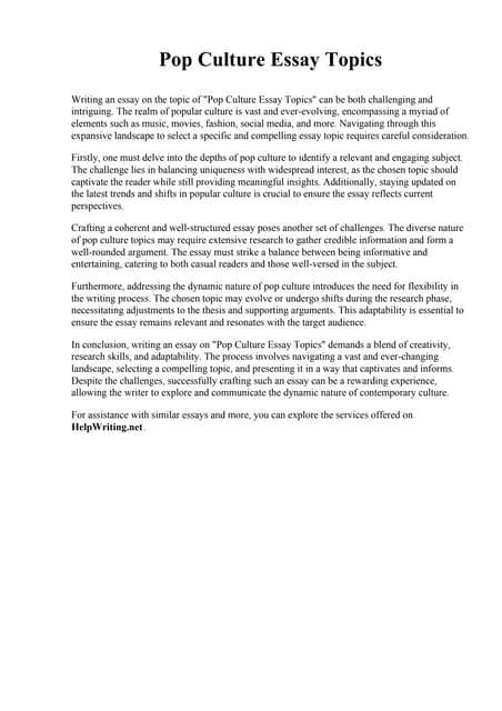 Popular Culture Essay Topics.pdf