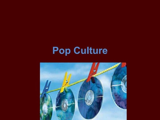 Philippine Popular Culture Lesson - 1 PPT | PPTX