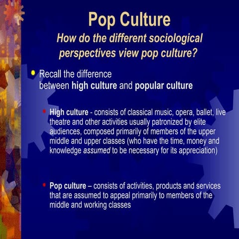 Pop culture theo persp | PPT