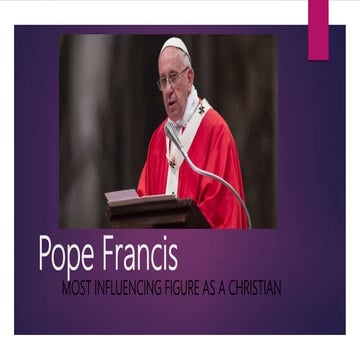 Pope francis | PPTX