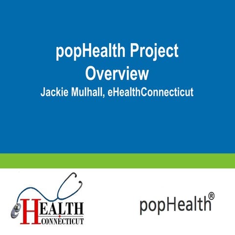 popHealth® Population Health and Clinical Quality Measure Reporting ...