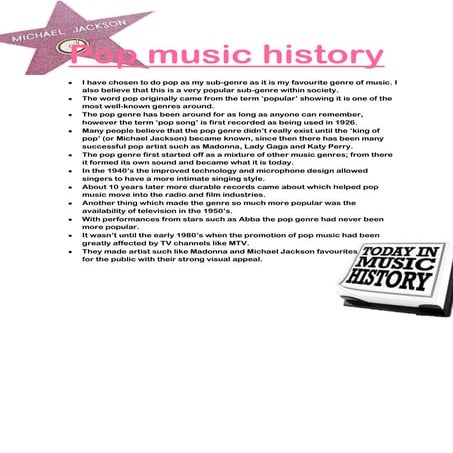 History Of Pop Music | PDF