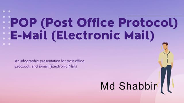 POP3 Post Office Protocol | PPTX