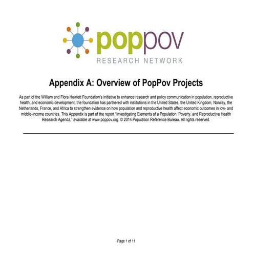 PopPov Research Agenda Appendix A | PDF