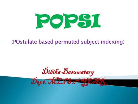 Educational Resources Information Center(ERIC) | PPT