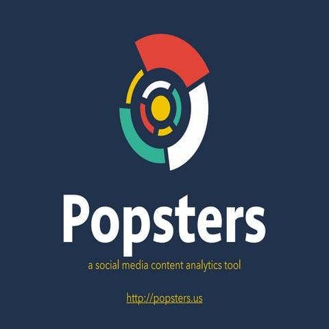 Popsters. Social media content analytics tool | PDF