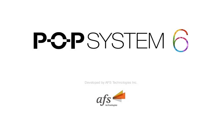 POP System 6 - An Introduction