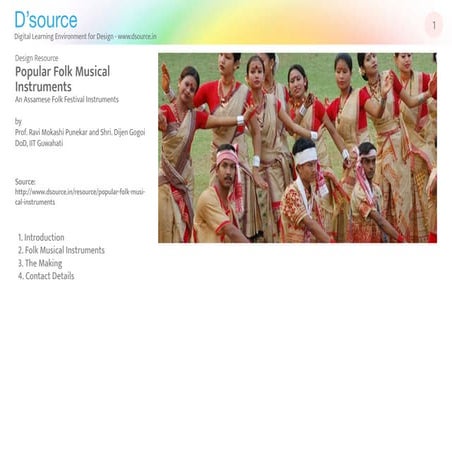 popular-folk musical Instruments of Assam | PDF