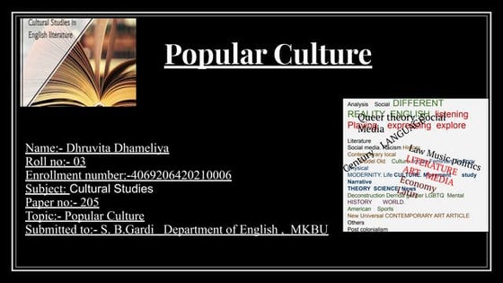 Popular culture | PPT