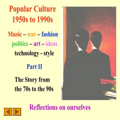 Popular Culture 1970s to 1990s | PPT