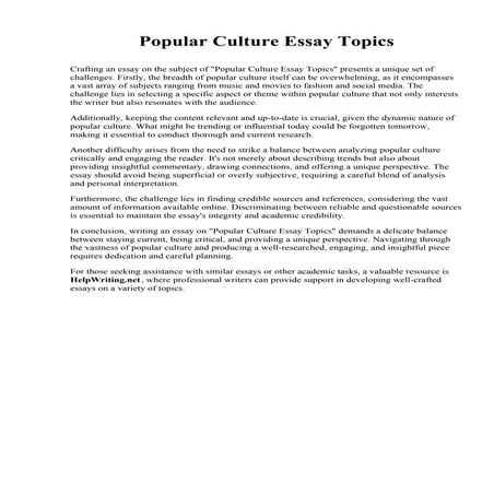 Popular Culture Essay Topics.pdf