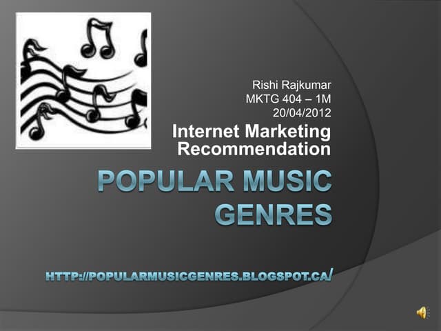 Genres of music | PPTX