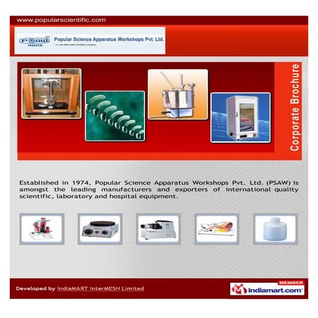 Popular Science Apparatus Workshops Pvt. Ltd.,Ambala, Laboratory ...