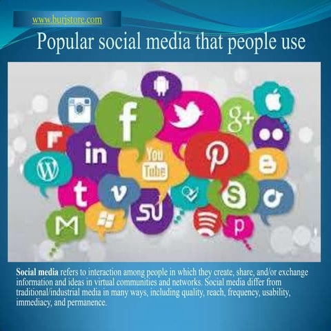 Social Media Platforms and how to use them | PPT