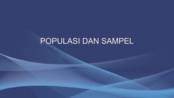 Menentukan ukuran sampel | PPT