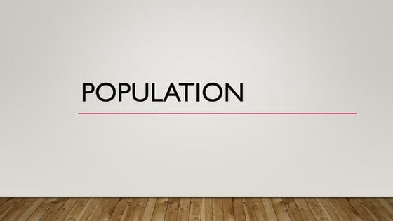Overpopulation | PPT