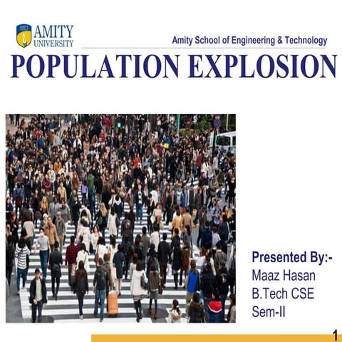 Population explosion | PPT
