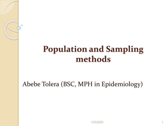 Criteria for proper selection of Study area, Population and Sample.pptx