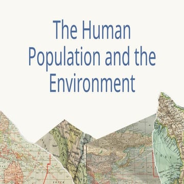 MOD10 THE HUMAN POPULATION AND THE ENVIRONMEENT.pptx