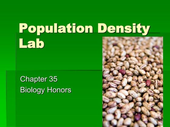 Study the plant population density by quadrat method | PDF