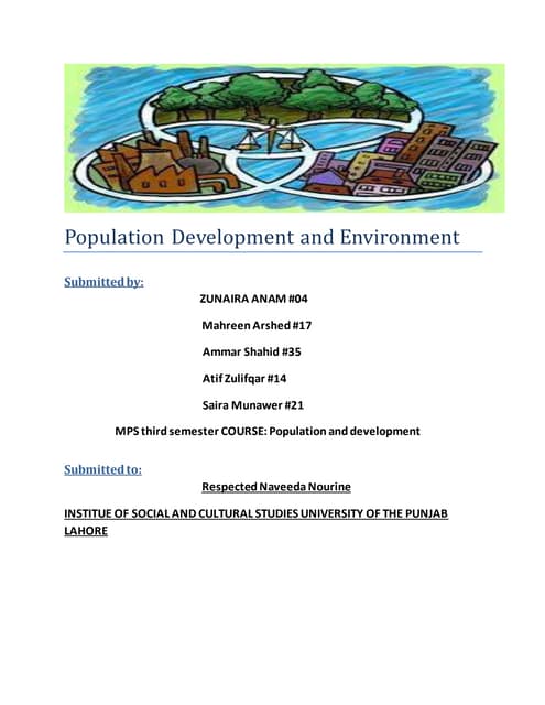 Relationship between environment and society | PPTX | Geography | Science