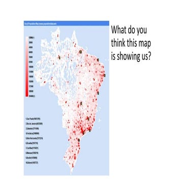 Population distribution of brazil | PPT