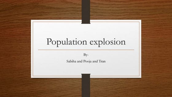 Population control | PPT
