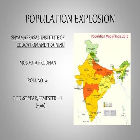 Population explosion | PPT
