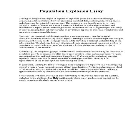 Population Explosion Essay.pdf