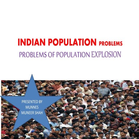 Population explosion research data by SHAH MONIS MUNEER STUDENT OF M.A ...