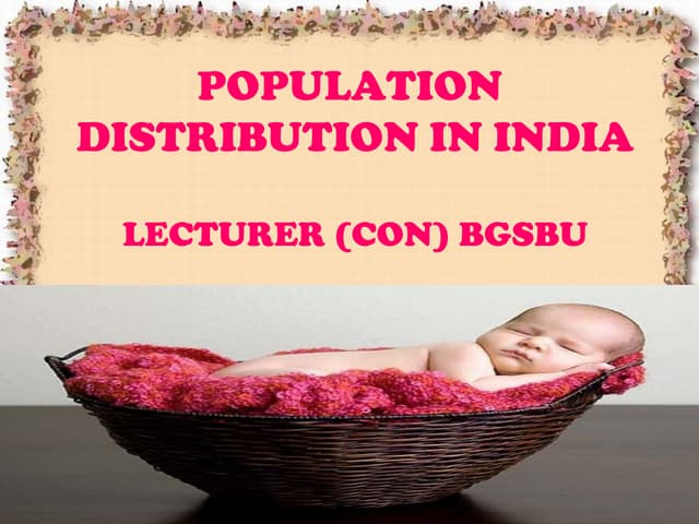 Factors Affecting Population Distribution | PPTX