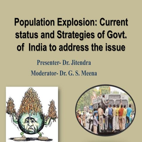 Population Explosion in India | PPTX
