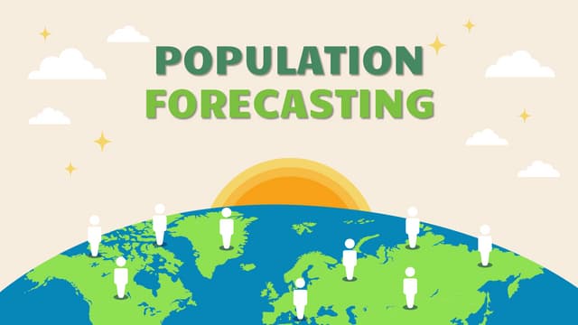 Population Forecasting Pptx