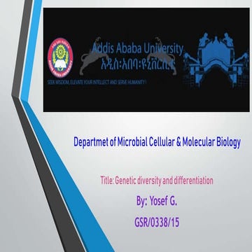 Population Genetics Presentation P Pptx