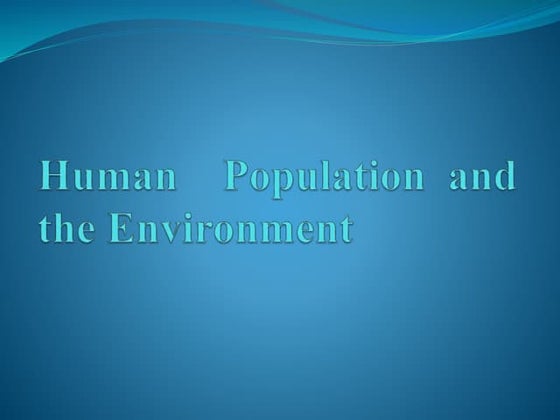Ch. 5 Notes Population | PDF