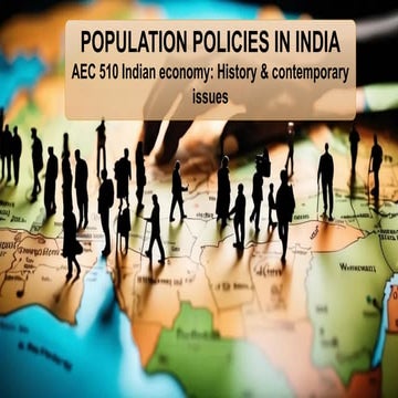 Population Policies in India: An overview | PPT