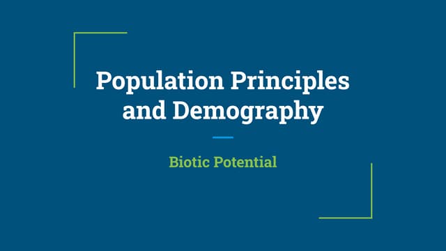 Biotic Potential & Environmental Resistance.pptx