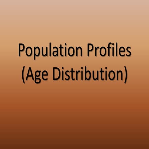 Population profiles | PPTX