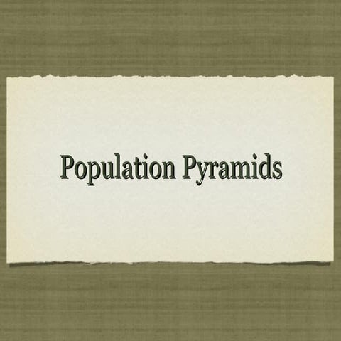 Population pyramid | PPT
