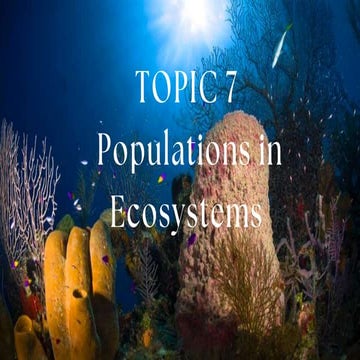 Populations and Ecosystems.pptx | Free Download