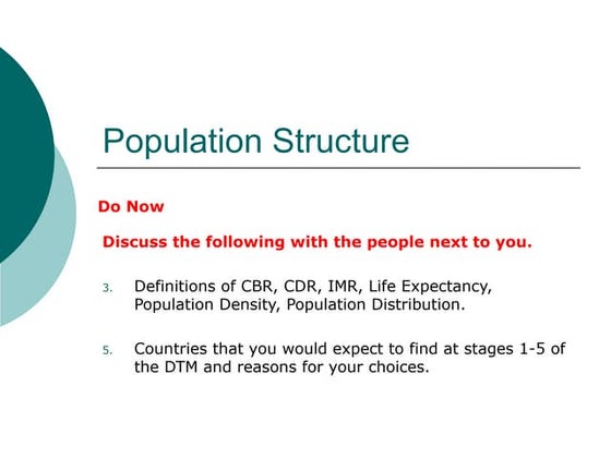 Population Structures | PPT