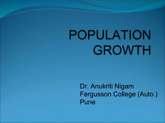 Population Dynamics Presentation Pptx 7773