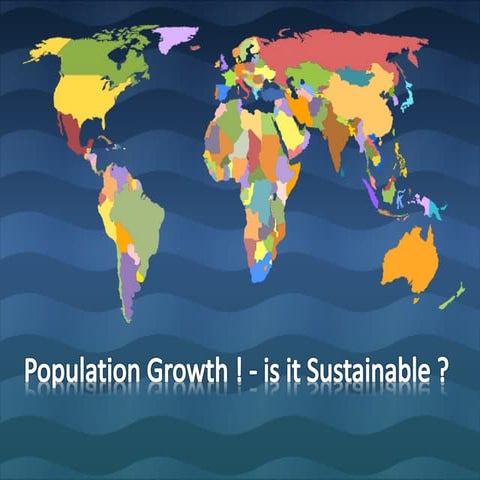 Population sustainability | PDF