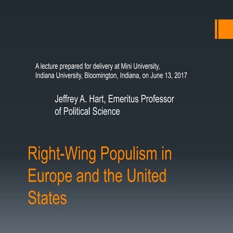 Right-Wing Populism in Europe and the United States | PPTX