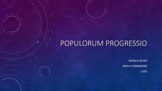 Populorum progressio | PPT