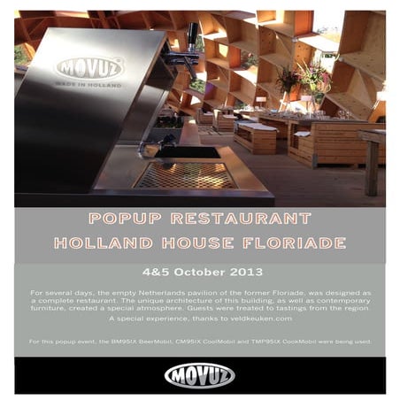 POPUP Restaurant event October 2013 | PDF