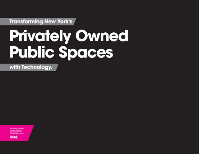 Privately owned public space | PDF