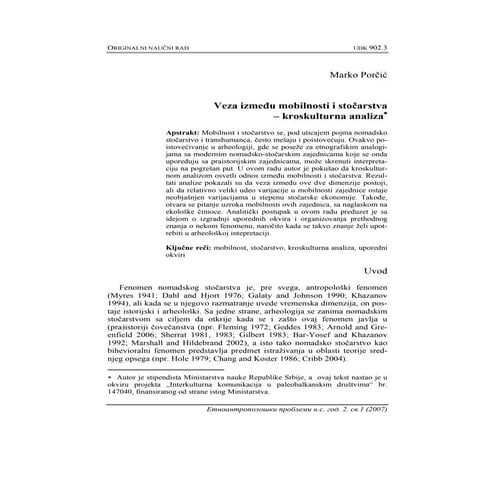 Porcic mobilnost i_stocarstvo_-_kroskulturna_analiza | PDF