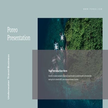 Poreo Presentation : Dark Color Theme | PPT