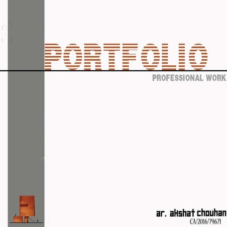 Architecture Portfolio akshat 2016-2019_ | PPT